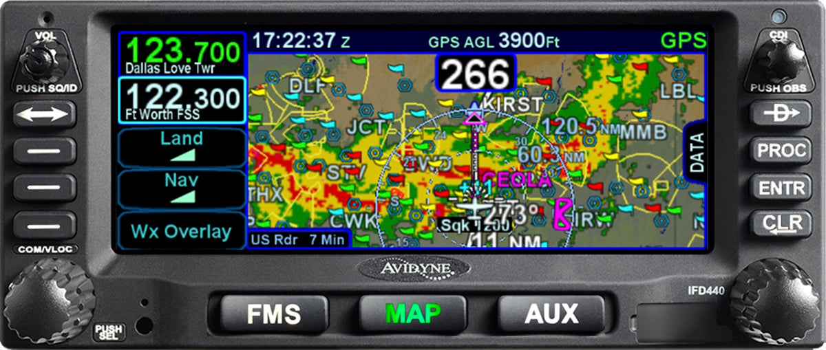 Avidyne IFD440 SBAS/COM/NAV/SVS/WiFi/BT *Unit Only* – Lafayette ...